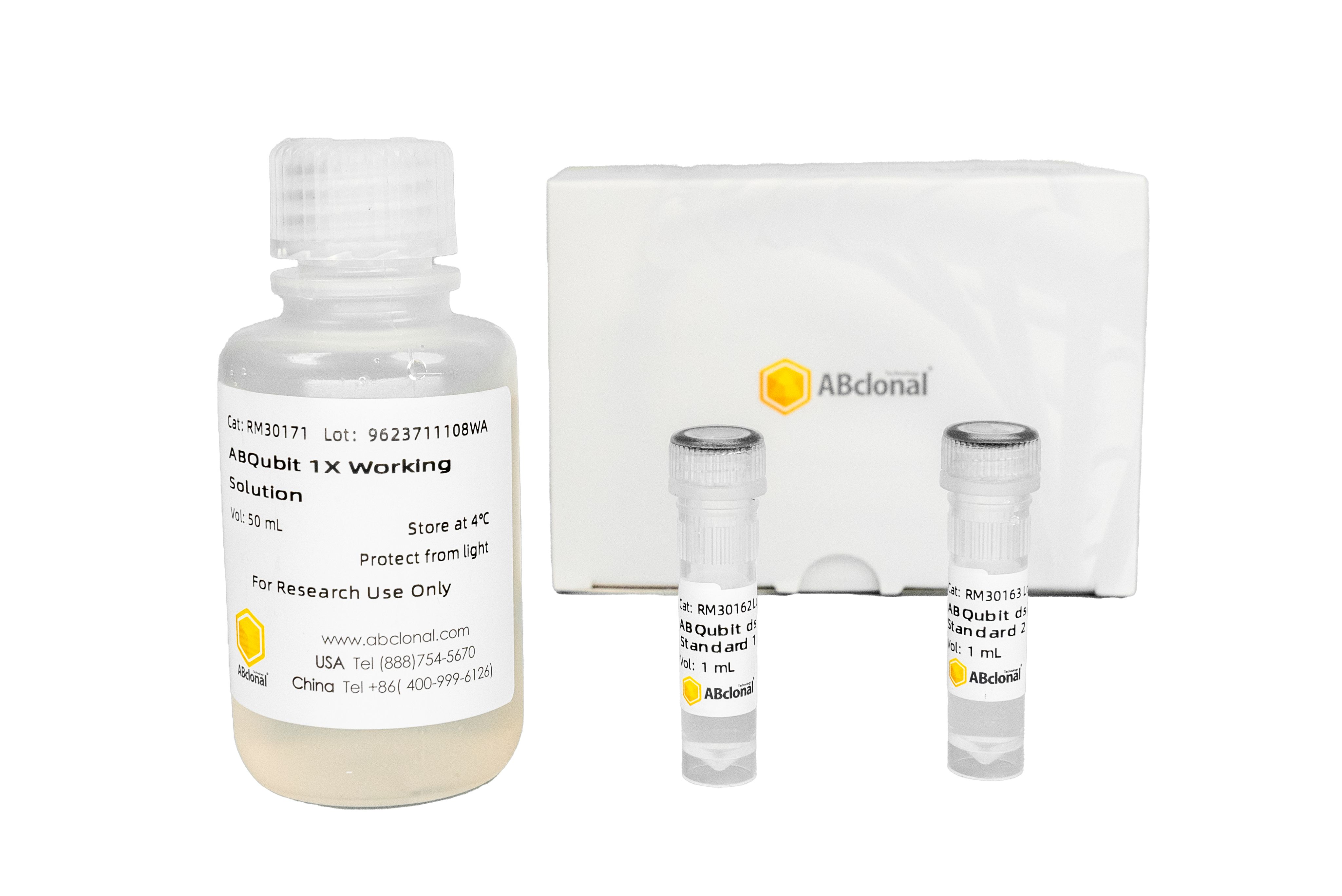 ABQubit 1X dsDNA HS Assay Kit (Pre-Mixed)-二代测序产品- ABclonal